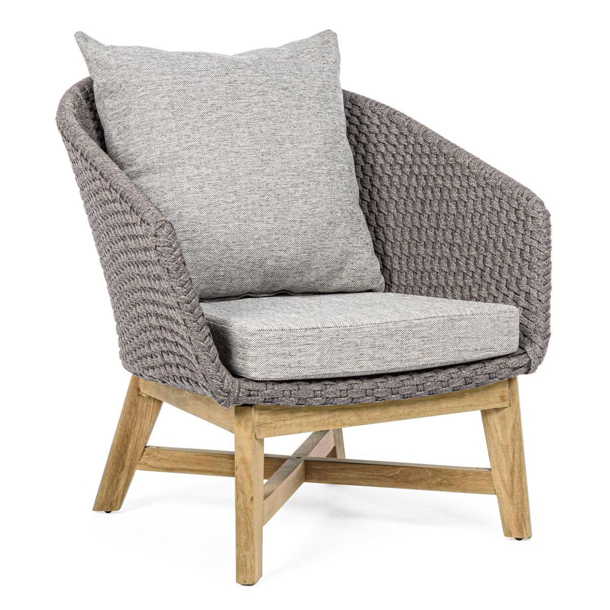 Loungesessel Grau Outdoor