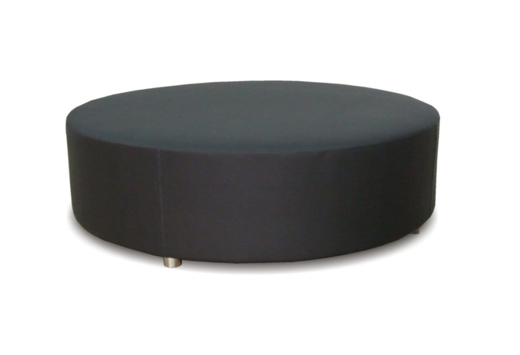 Loungehocker Silvertex wetterfest Ø 120 cm rund Pick-Up-Möbel